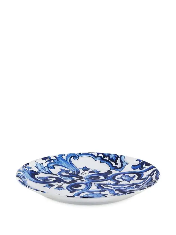 Dolce & Gabbana Mediterranean-pattern Porcelain Platter
