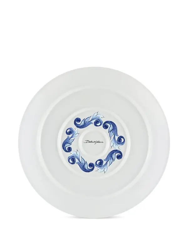 Dolce & Gabbana Mediterranean-pattern Porcelain Platter