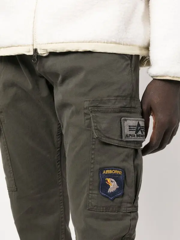 Alpha Industries Logo Patch Cargo Trousers
