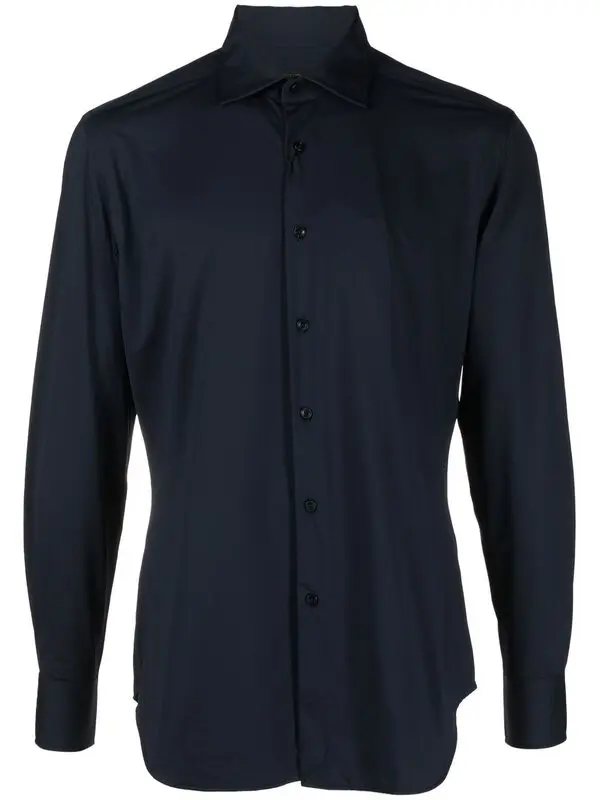 DELL'OGLIO Long-sleeve Classic Shirt - Blue