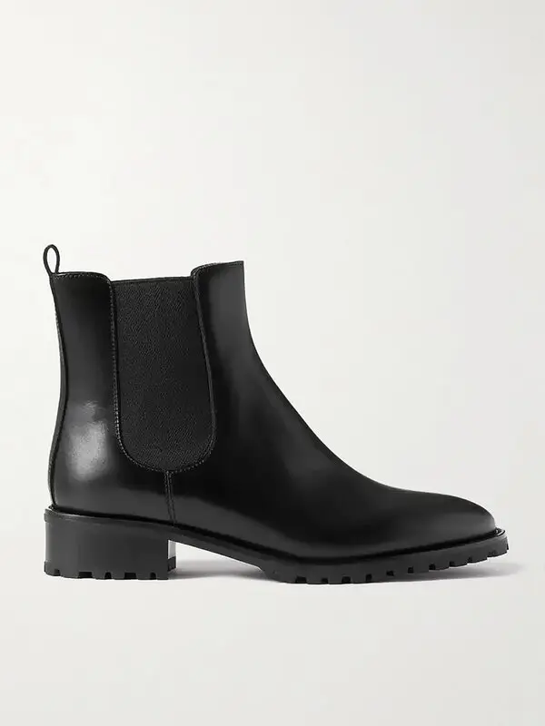 Manolo Blahnik Chelata 30 Leather Chelsea Boots