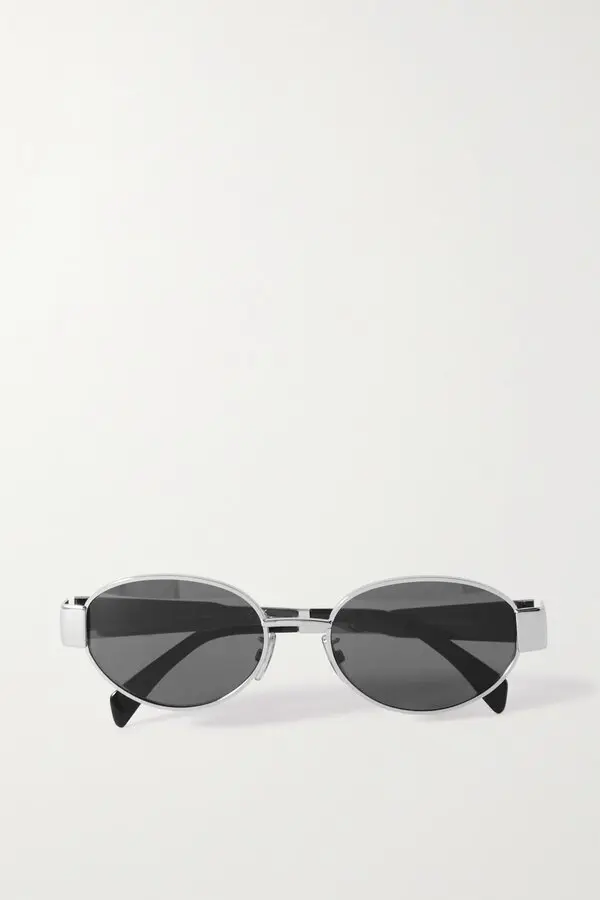 Celine Oval-frame Sunglasses - Silver
