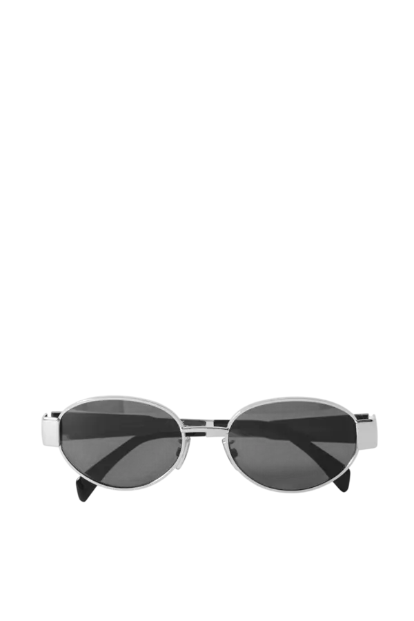 Celine Oval-frame Sunglasses - Silver