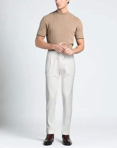 PAOLO PECORA Straight Leg Pants - Off White