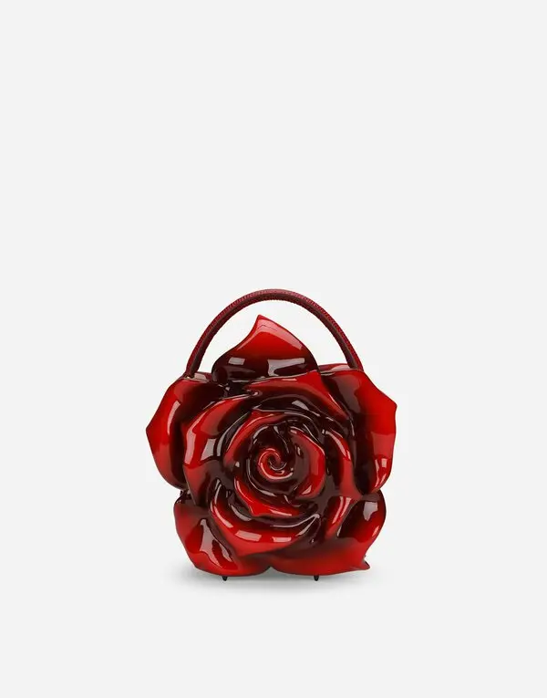 Dolce & Gabbana Resin Rose Dolce Box Bag