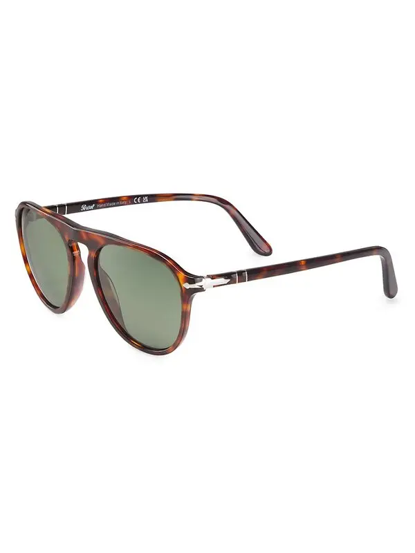 Persol 55mm Aviator Sunglasses