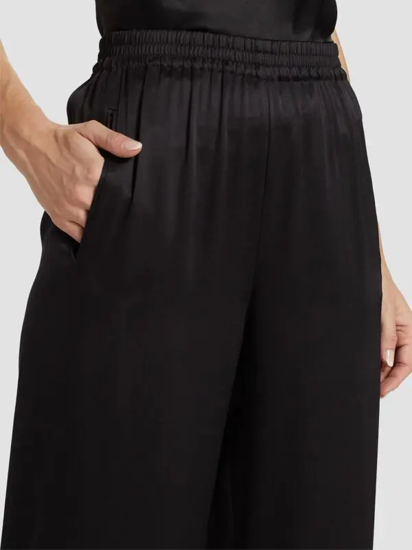 Giorgio Armani Pull-on Silk Trousers