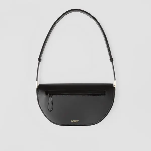 Burberry Leather Small Olympia Bag In Black | ® Official