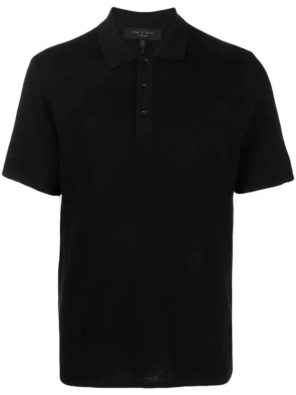 Rag & Bone Short-sleeve Knitted Polo Shirt