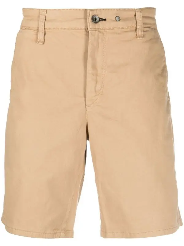 Rag & Bone Cotton Straight-leg Shorts - Brown