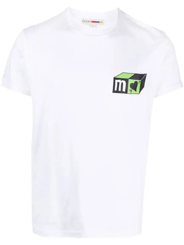 MODES Graphic-print Short-sleeved T-shirt - White