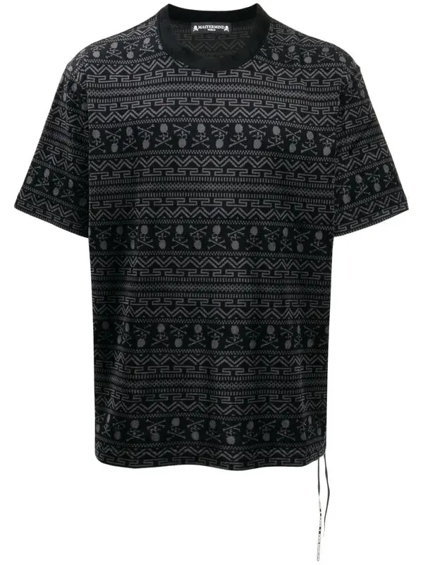 MASTERMIND WORLD Abstract-pattern Short-sleeve T-shirt