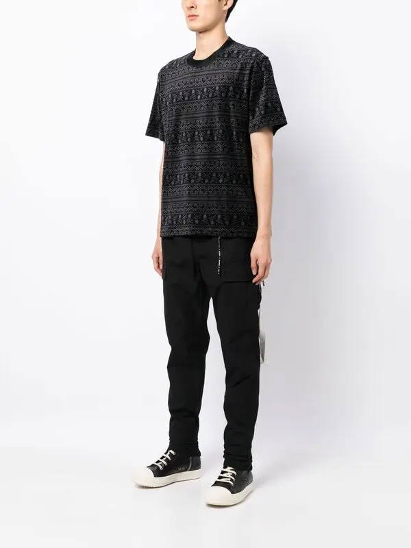 MASTERMIND WORLD Abstract-pattern Short-sleeve T-shirt