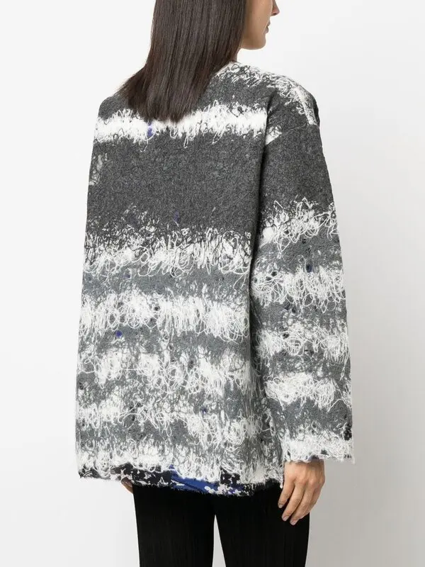 VITELLI Contrasting-stitch Knit Jumper
