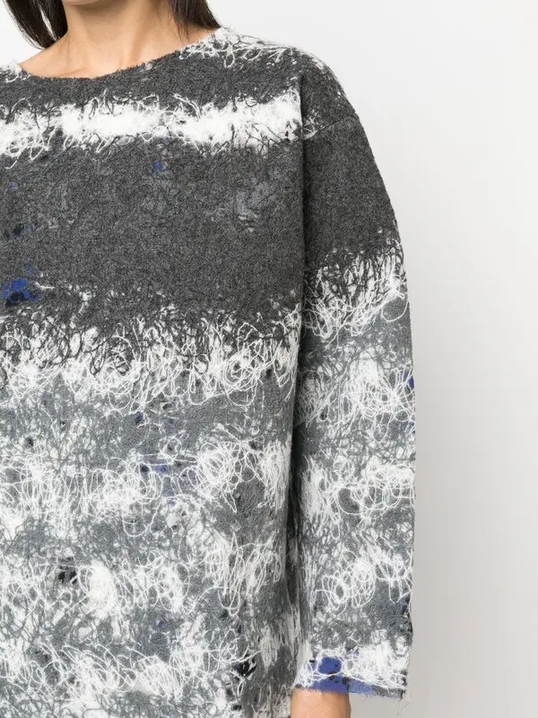 VITELLI Contrasting-stitch Knit Jumper