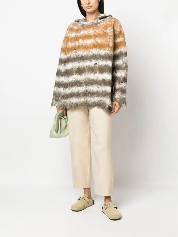 VITELLI Stripe-print Hoodie