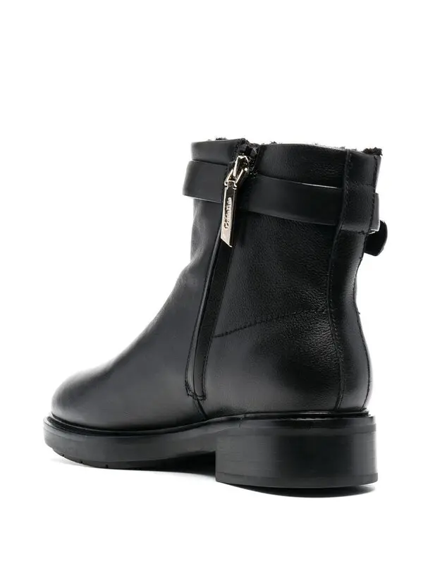 Calvin Klein Buckle Ankle Boots
