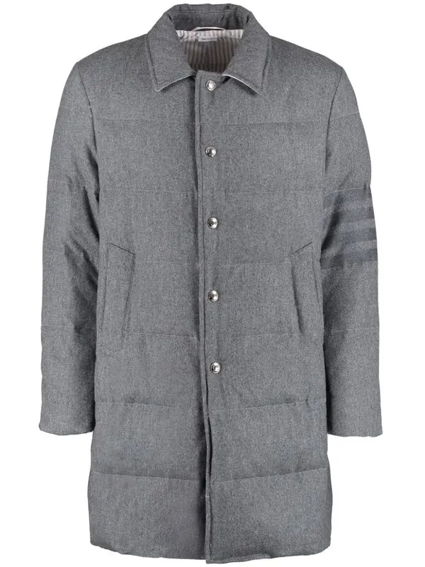 Thom Browne 4-bar Padded Coat