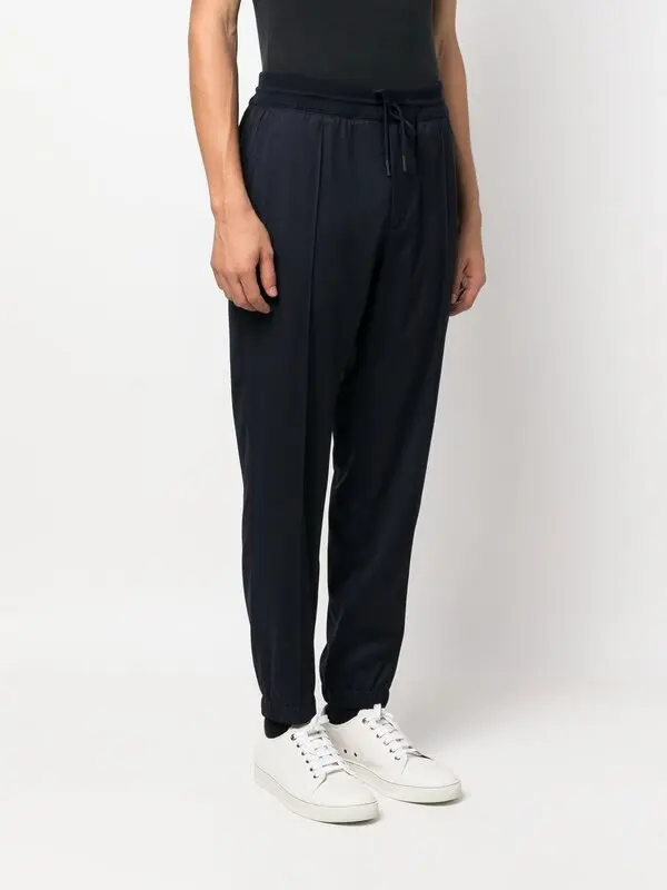Zegna High Performance™ Wool Joggers - Blue