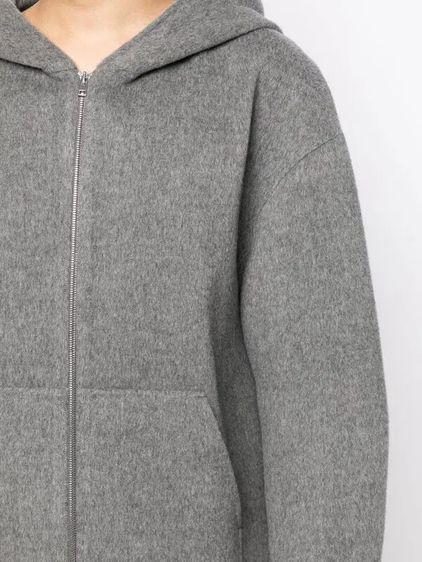 Goen.j Zip-up Hooded Jacket - Grey