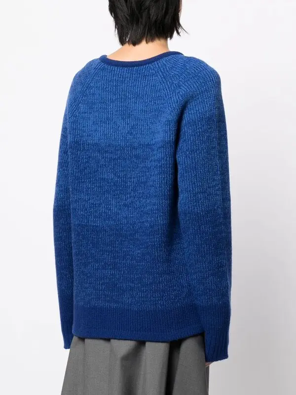 Goen.j V-neck Ribbed Knit Jumper