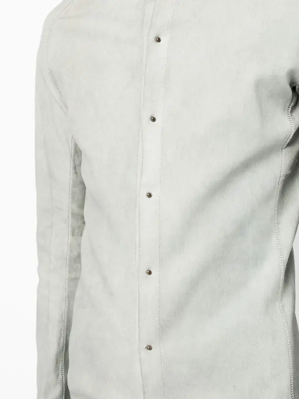ISAAC SELLAM EXPERIENCE Suede Long-sleeve Shirt