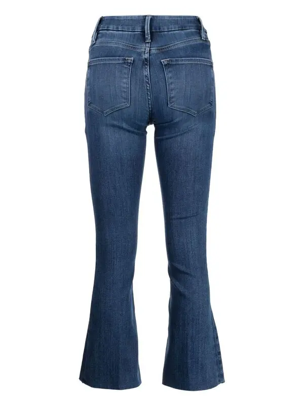 FRAME Le Crop Mid-rise Cropped Jeans