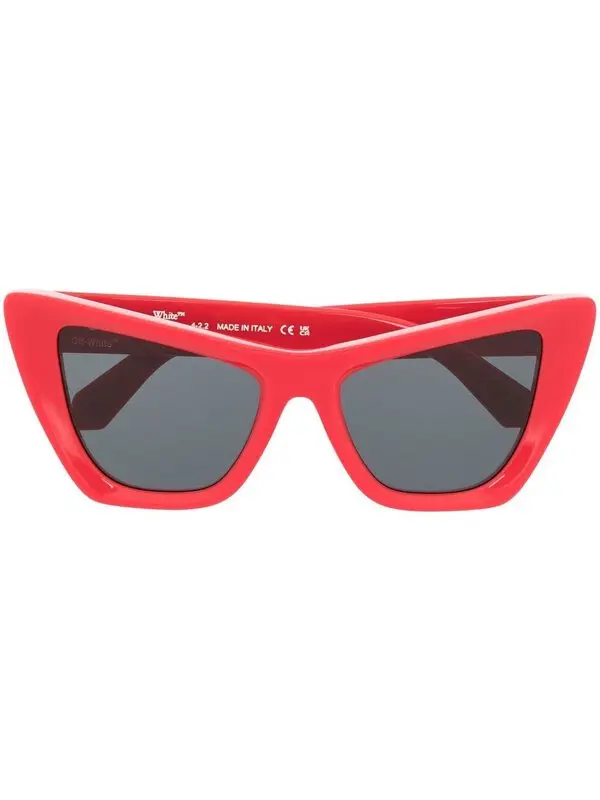 Off-White Arrows Cat-eye Sunglasses - Red