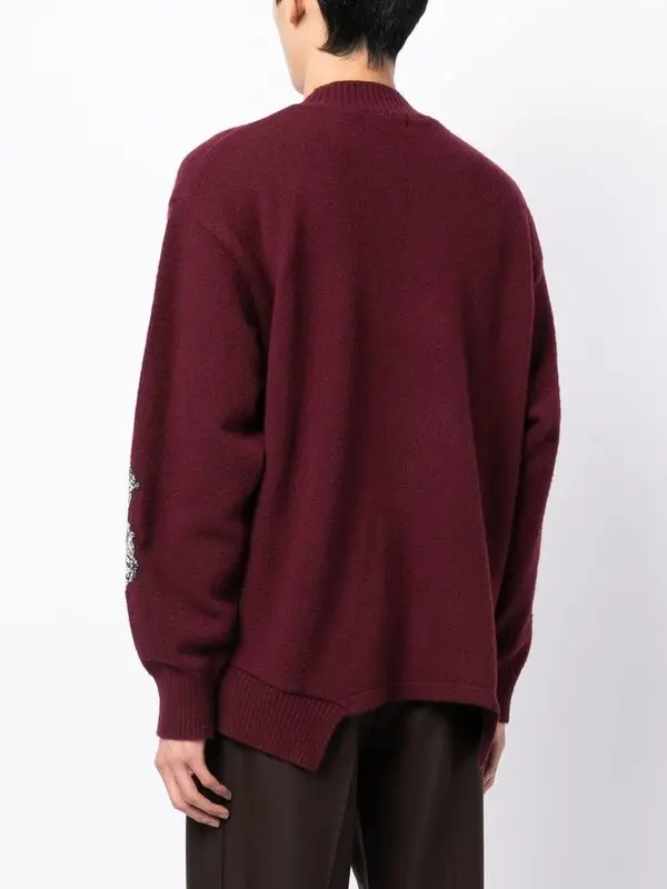 SONGZIO Embroidered Crew-neck Jumper