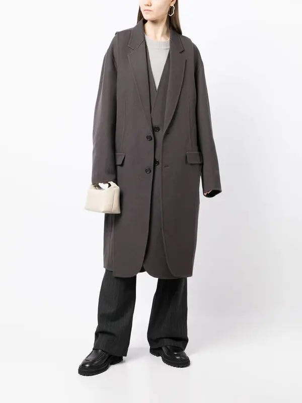 SONGZIO Wool Asymmetric Coat