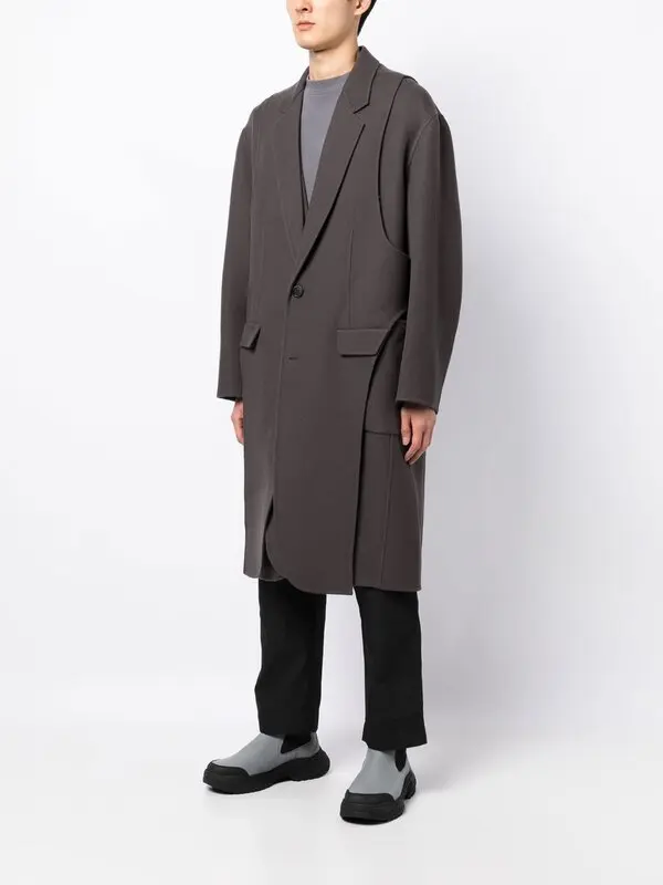 SONGZIO Wool Asymmetric Coat