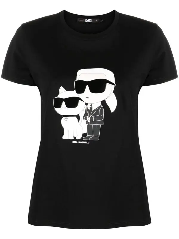 Karl Lagerfeld Ikon Organic-cotton T-shirt