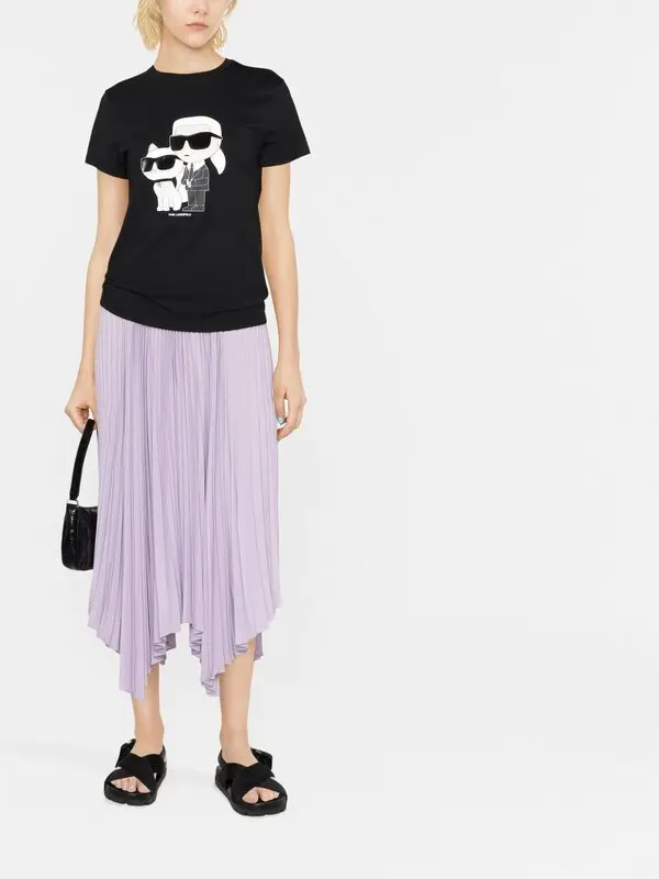 Karl Lagerfeld Ikon Organic-cotton T-shirt