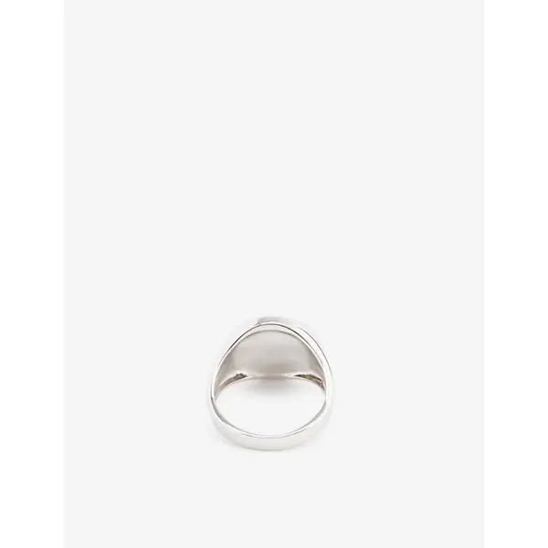 SERGE DENIMES Compass Sterling Signet Ring