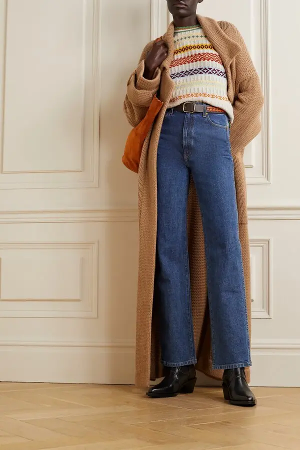 DÔEN Brynn Fair Isle Recycled Cashmere And Wool-blend Sweater