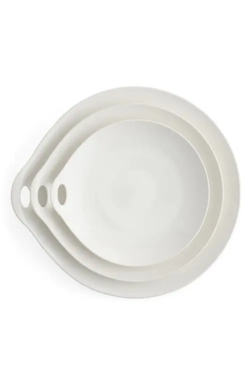 NAMBE Portables Round Platter - White