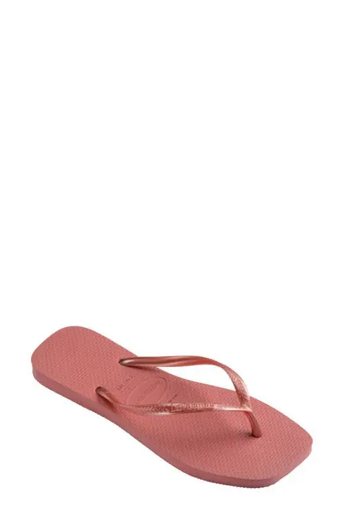 Havaianas Slim Square Flip Flop - Canyon Clay
