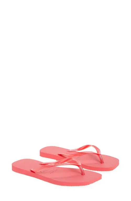 Havaianas Slim Square Flip Flop - Tropical Coral
