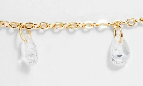 VIDAKUSH Crystal Charm Anklet