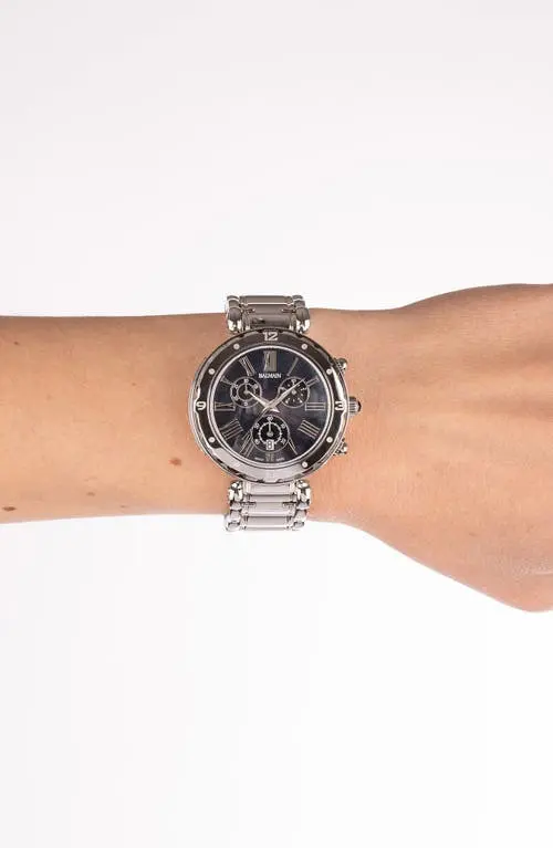 BALMAIN WATCHES Mother-of-pearl Chronograph Bracelet Watch