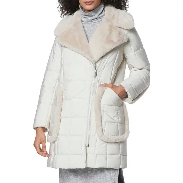 Andrew Marc Astor Quilted Coat - Birch