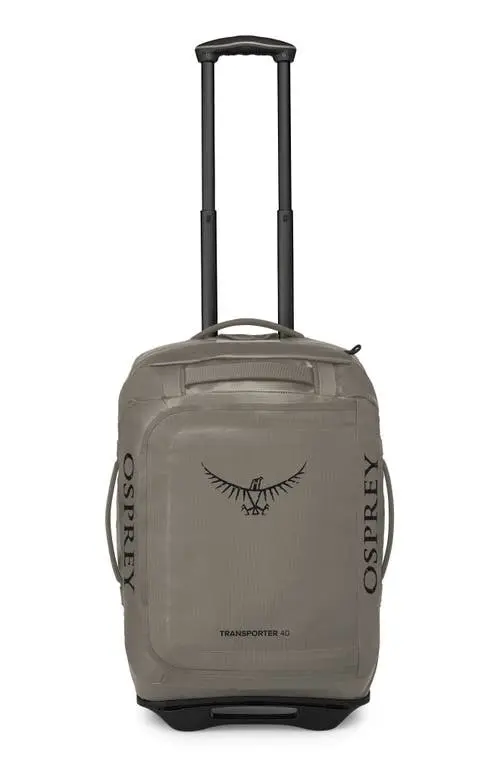 OSPREY Transporter 22-inch 40-liter Wheeled Duffle Bag - Tan Concrete