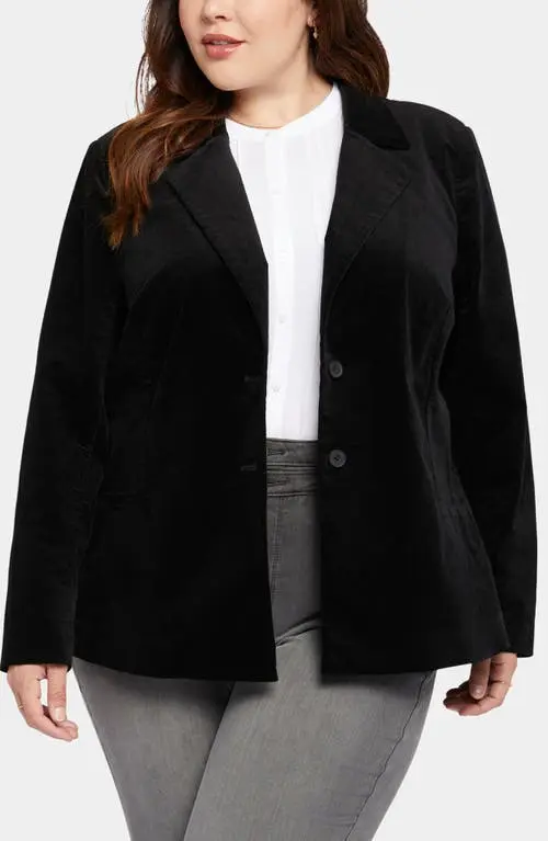 NYDJ Classic Velveteen Blazer - Black