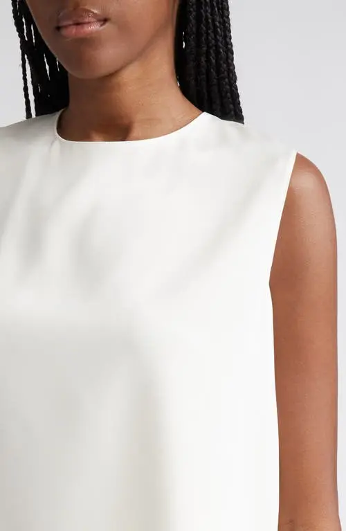 Lafayette 148 New York Adela Sleeveless Silk Blouse - Cloud