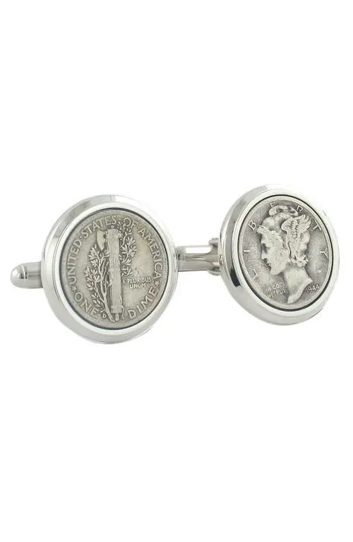 David Donahue Mercury Dime Cuff Links