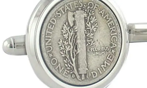 David Donahue Mercury Dime Cuff Links