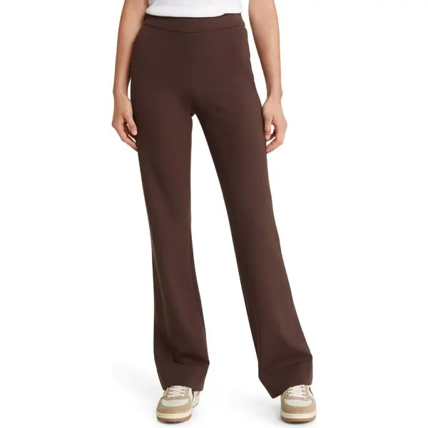Rag & Bone Irina High Waist Ponte Knit Pants - Brown