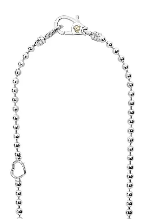 Lagos Signature Caviar Beaded Station Necklace