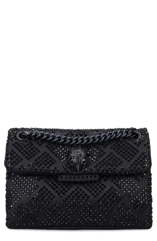 Kurt Geiger Mini Kensington Embellished Crossbody Bag - Black