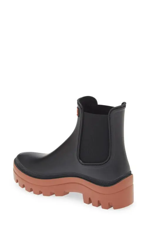 TONI PONS Lug Sole Platform Boots - Black/ Tan